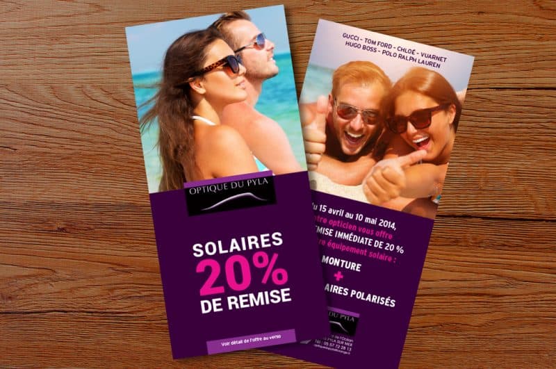 Flyer pour un opticien - Fredericvion